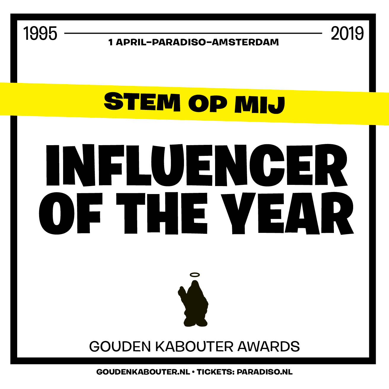 Promo posters, “Stem Op Mij!”, “Stem Op Ons!” (Gratis!) – Gouden ...